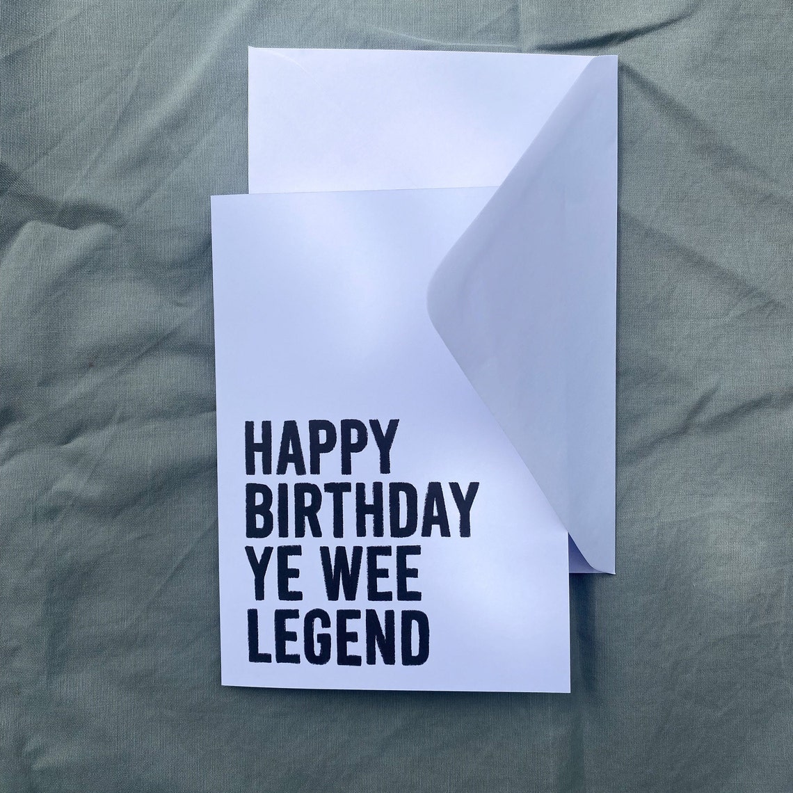 Happy Birthday Ye Wee Legend Personalisation Available - Etsy