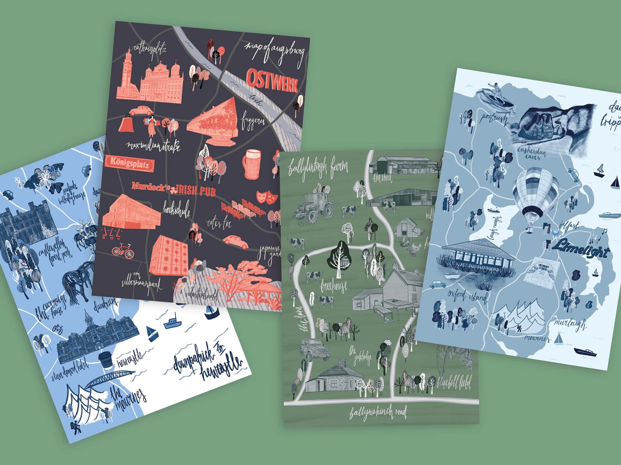 Custom Hand Illustrated Map: Your Personalised Journey, Your Unique ...