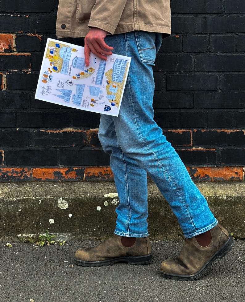 Map of Armagh City for Irish History Lover Gift for Armagh New Home ...