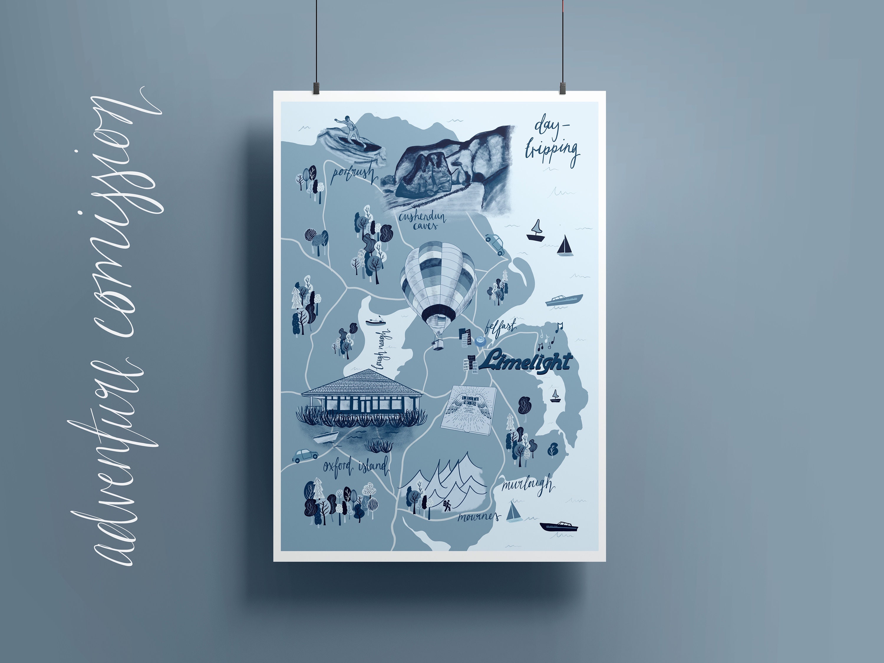 Custom Hand Illustrated Map: Your Personalised Journey, Your Unique ...