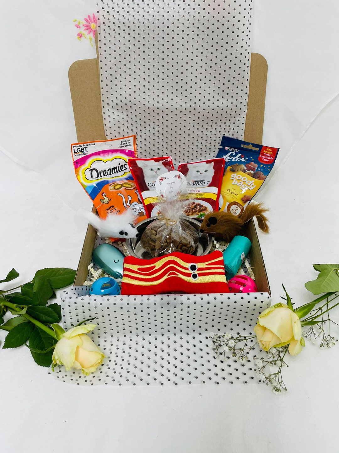 Cat Hamper Pet Hamper Cat Birthday Cat Gift Box Cat - Etsy UK