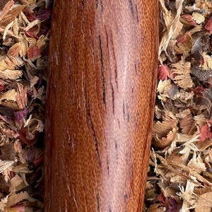 West African Bubinga Wood Hand Turned Pen With Chrome Finish. - Etsy