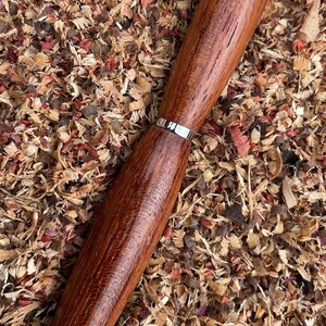 West African Bubinga Wood Hand Turned Pen With Chrome Finish. - Etsy
