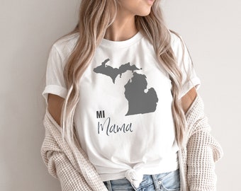Michigan State Mom Shirt - Etsy