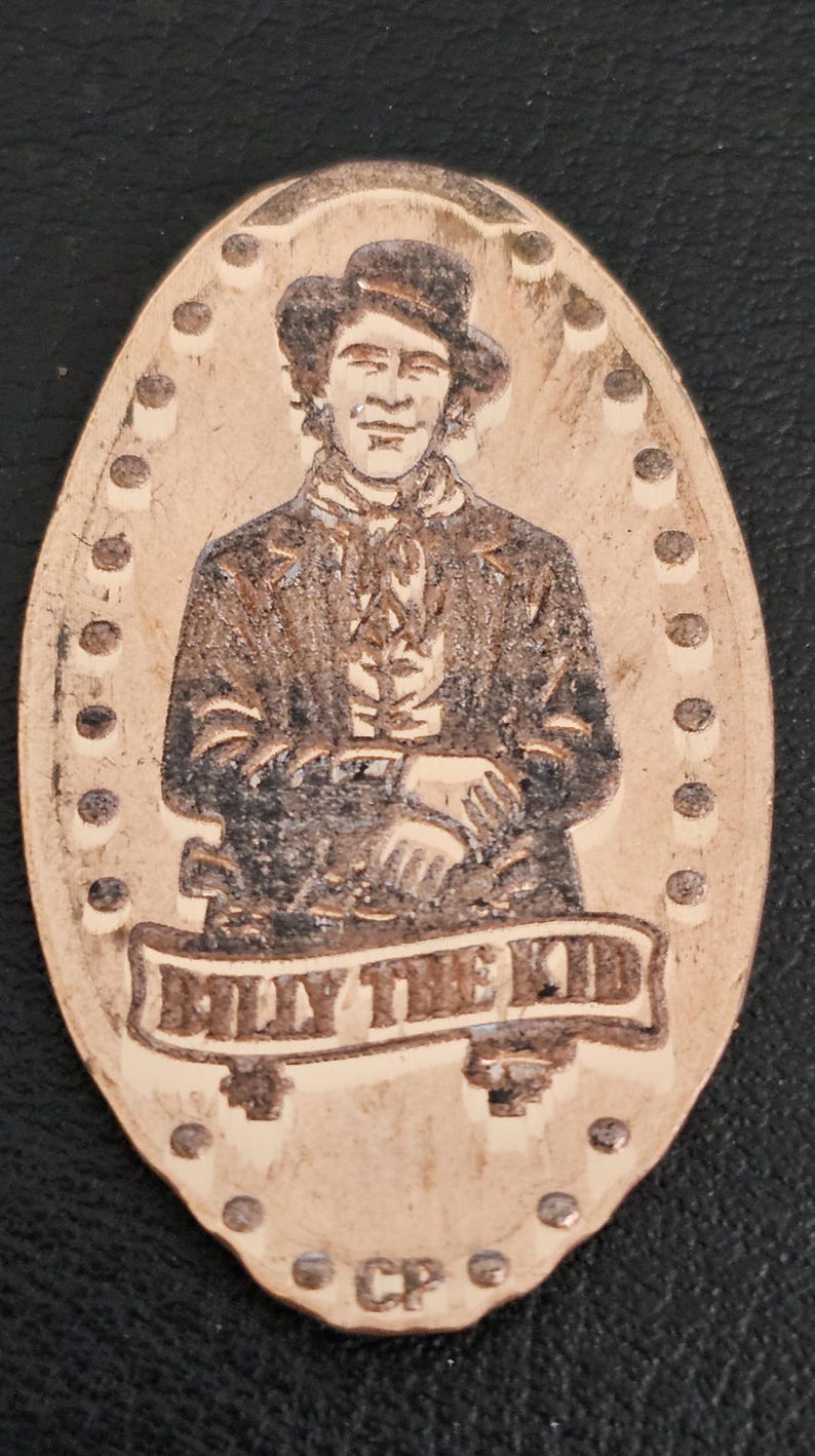 Billy the Kid Pressed Penny Elongated Coin - Etsy