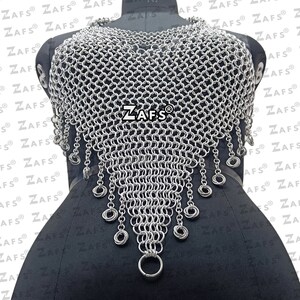 Chainmail Top Aluminum Chain Layers Body Jewelry Butted Ring Fancy and ...