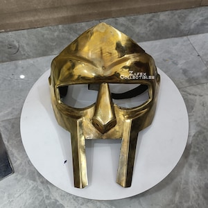 MF Doom Mask Mad-villain Mild Steel Armor Medieval Hand-forged Doom ...
