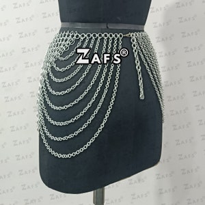 Chainmail Skirt Small Chain Layers, Aluminum Jump Ring, Stylish and ...