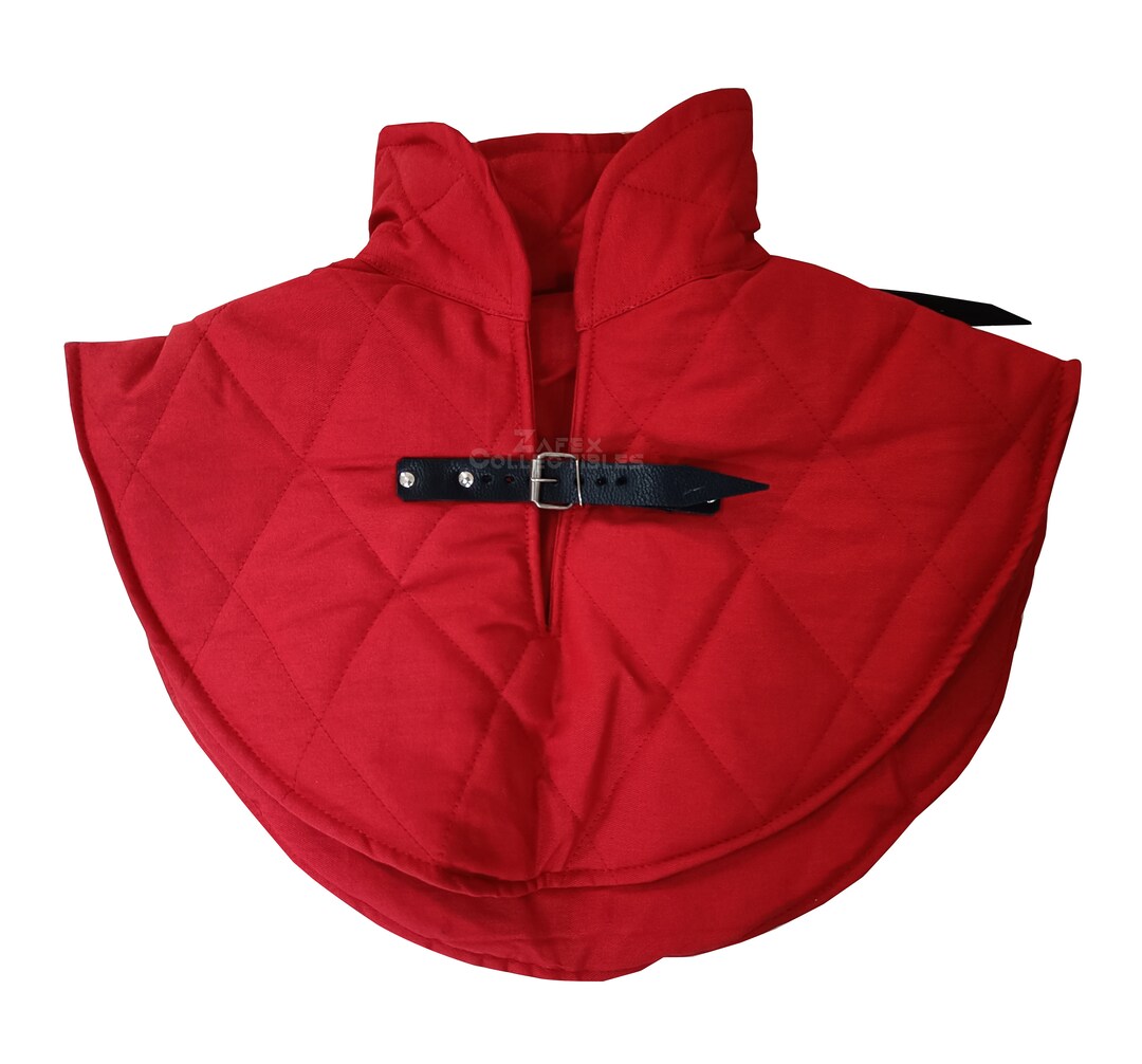 Thick Padded Medieval Cotton Gorget Arming Collar Neck Armor for Adults ...