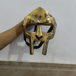 MF Doom Mask Mad-villain Mild Steel Armor Medieval Hand-forged Doom ...