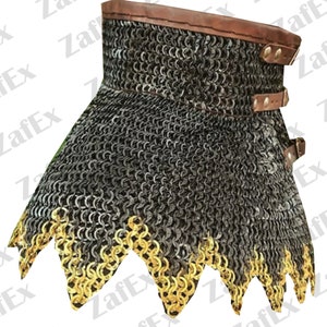 Medieval Knight Bishop Mantle Collar Flat Riveted With Flat Washer ...