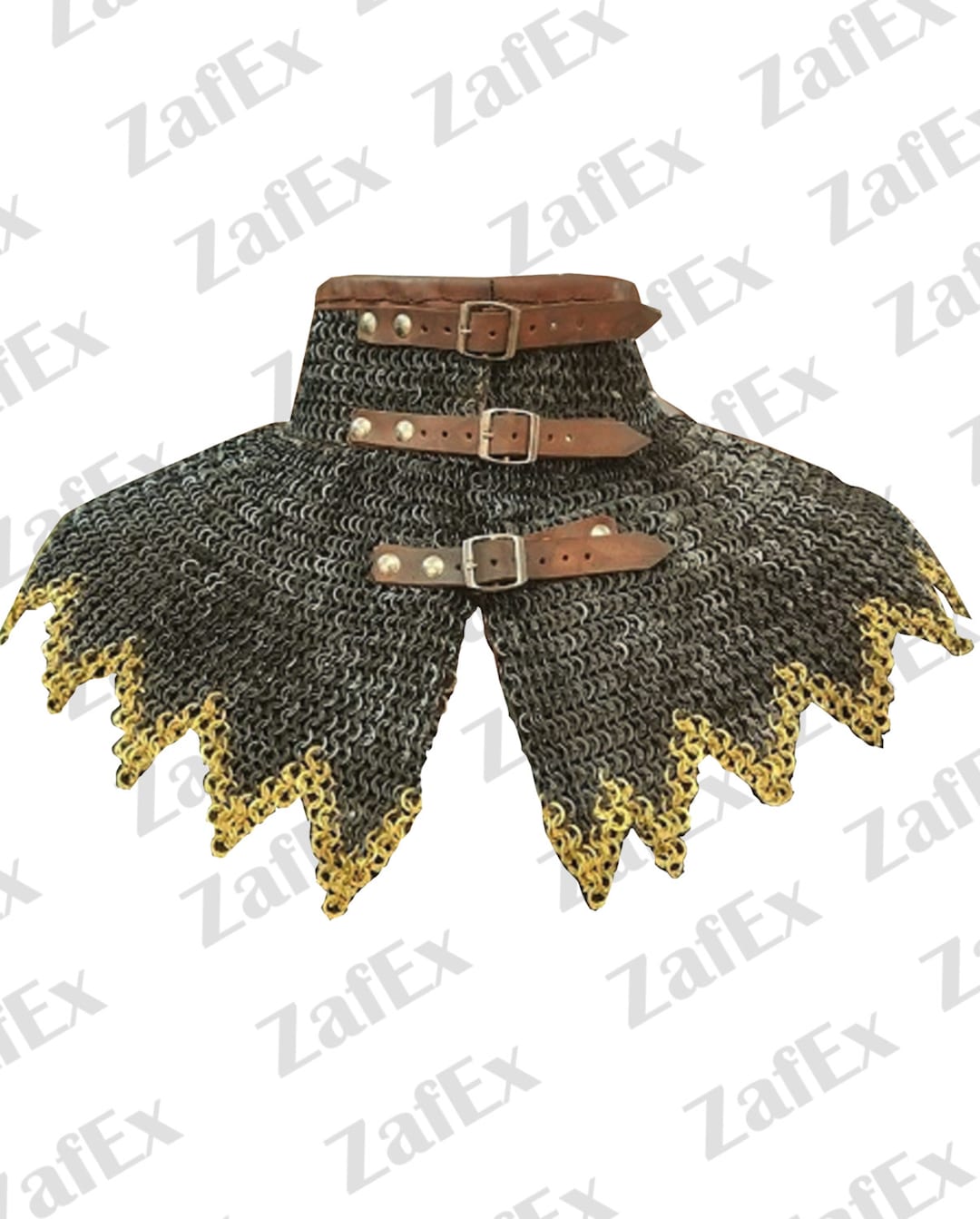 Medieval Knight Bishop Mantle Collar Flat Riveted With Flat Washer ...
