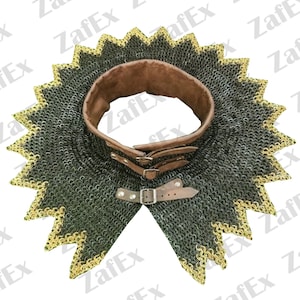 Medieval Knight Bishop Mantle Collar Flat Riveted With Flat Washer ...