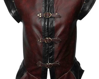Leather Medieval Jerkin - Etsy