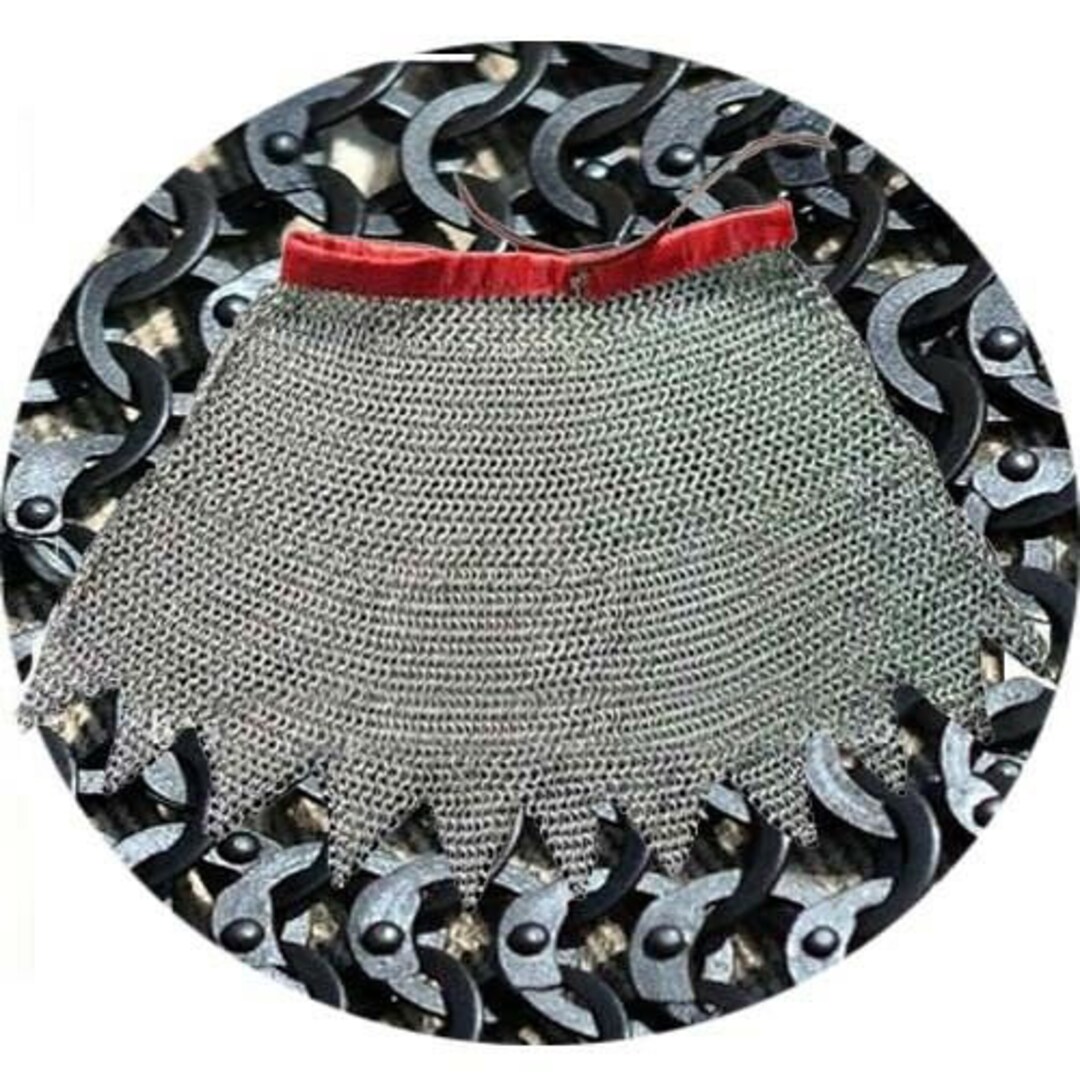 Chainmail Skirt Mild Steel 09mm Flat Riveted Ring Zig Zag Design ...