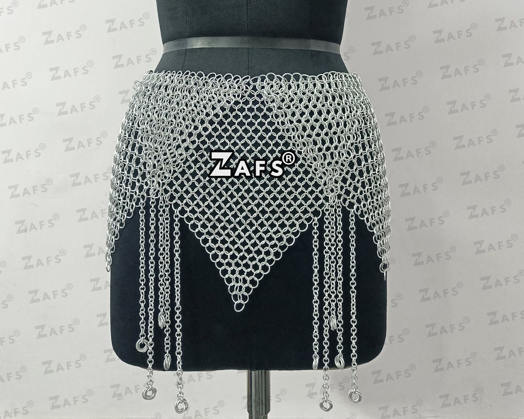 Chainmail Skirt Small Chain Layers, Aluminum Jump Ring, Stylish and ...