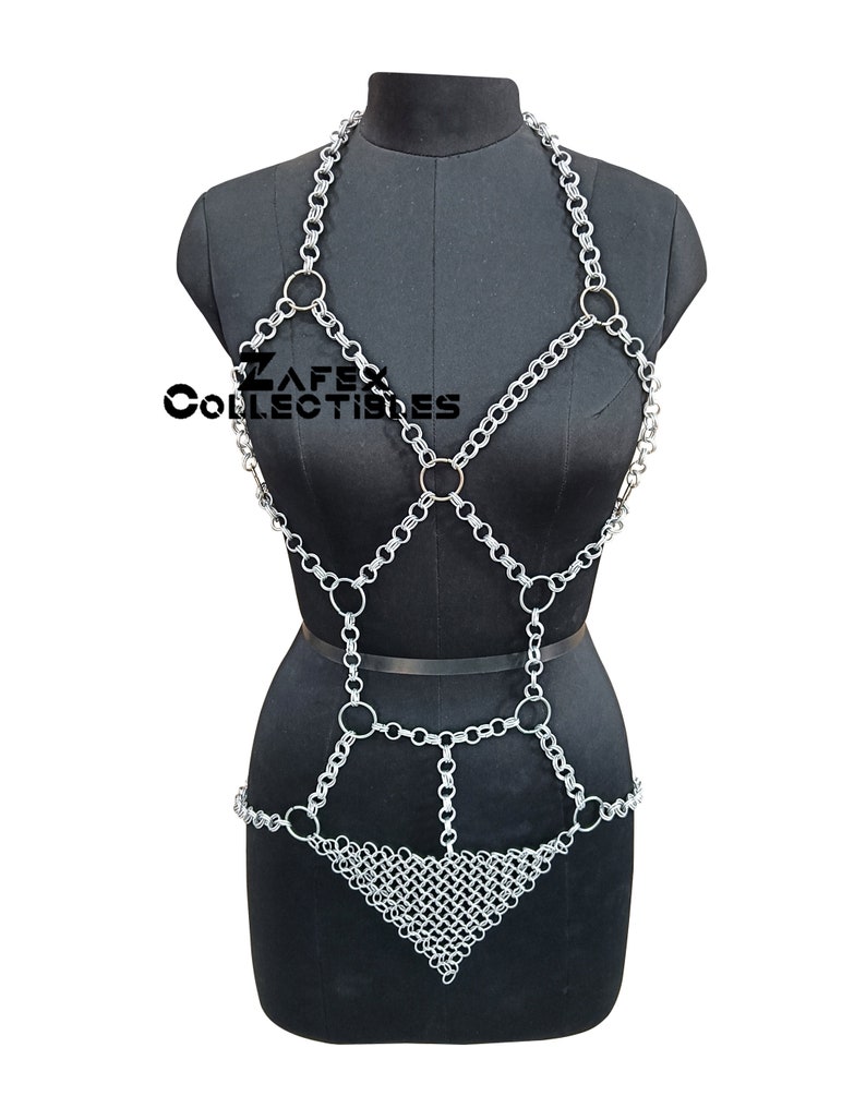 Chainmail Fantasy Costume Aluminium Butted Ring Design Handmade Sexy ...
