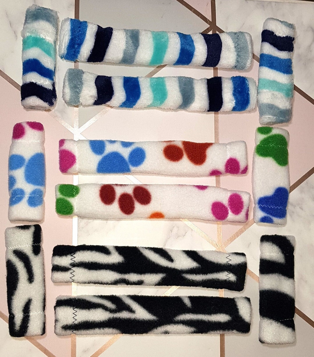 CPAP Headgear 4x Strap Covers Soft Comfort Pads Bipap Protection Fleece ...