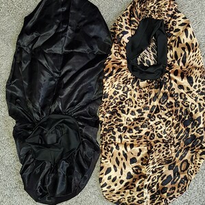 Sleep Bonnet Long Hair Silky Satin Soft Hat Cap Ideal for CPAP Users ...