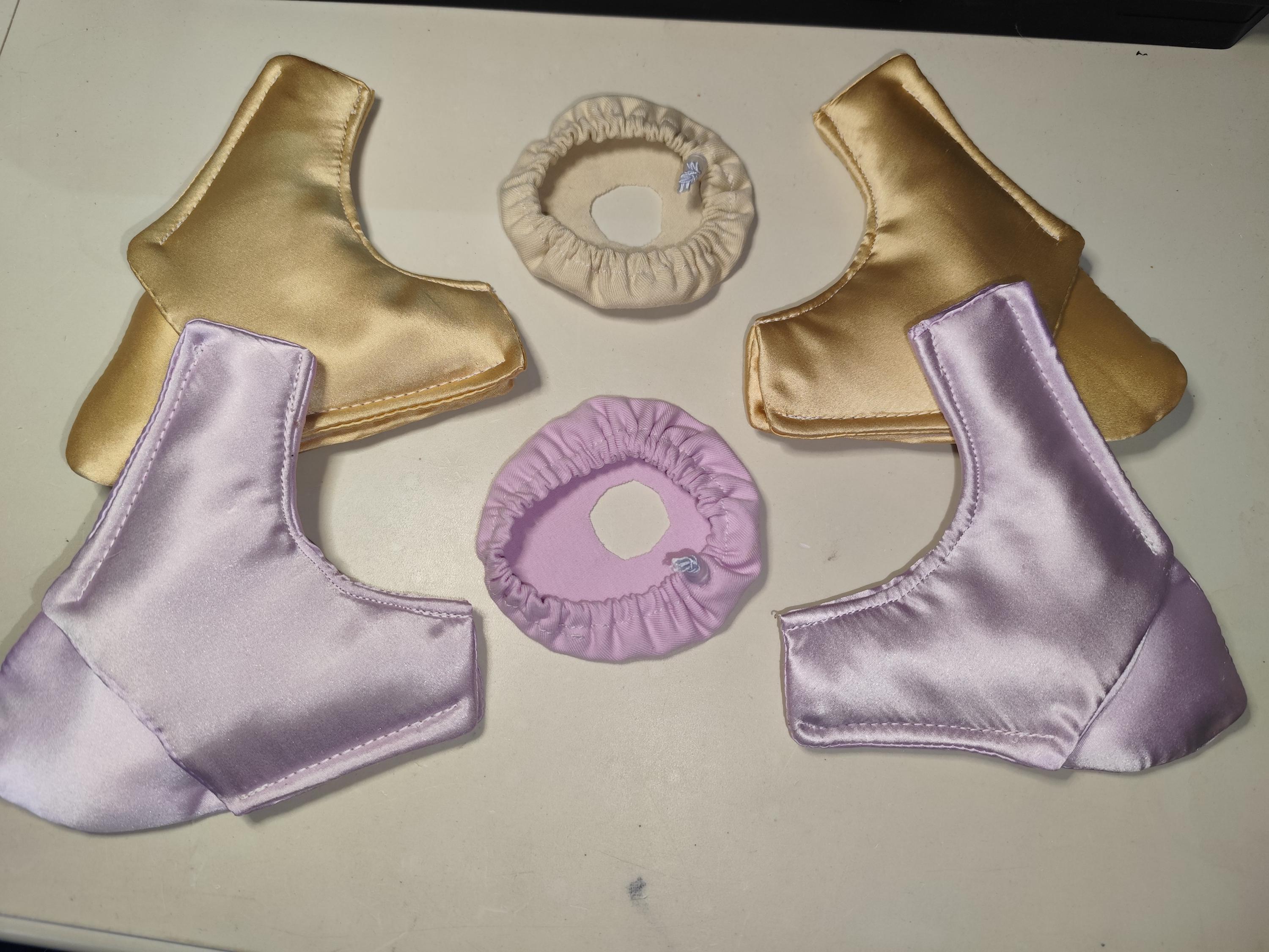 Resmed Airfit N20 CPAP BIPAP Pure Mulberry Silk Head Gear Cheek Cover ...
