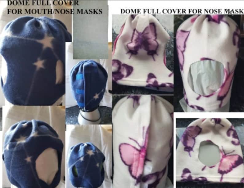 CPAP/BIPAP Full Head Cover Barrier Hat Universal Fit Stoprash Comfort ...