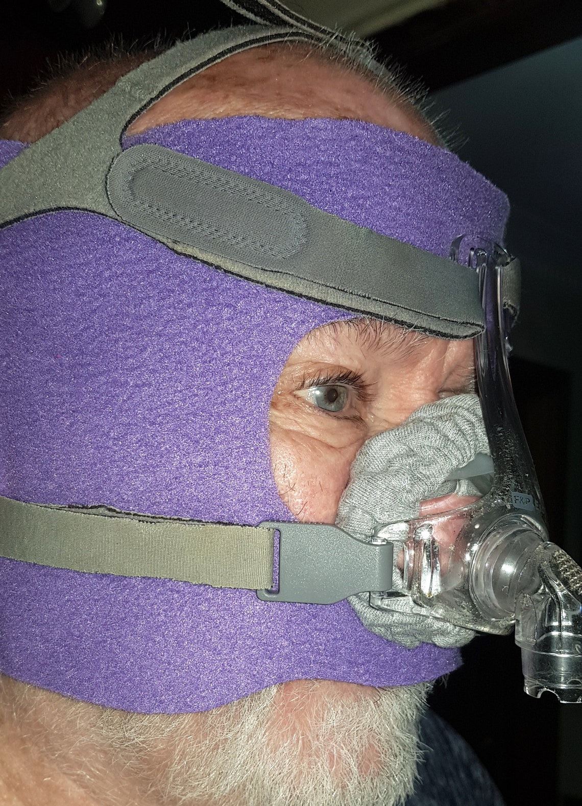 CPAP BIPAP Nose Mask Wrap Around Face Head Protection Cover, Universal ...