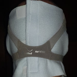 CPAP BIPAP Wrap Around Face Head Hair Protection From Straps Pain Cover ...