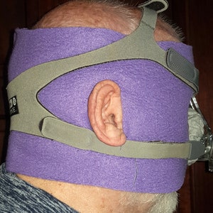 CPAP BIPAP Nose Mask Wrap Around Face Head Protection Cover, Universal ...