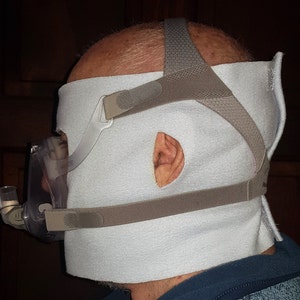 CPAP BIPAP Wrap Around Face Head Hair Protection From Straps Pain Cover ...