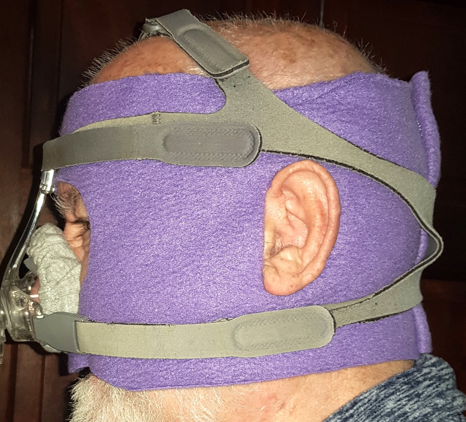 CPAP BIPAP Wrap Around Face Head Hair Protection Cove Full - Etsy