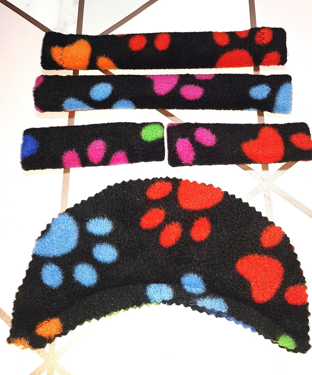 CPAP BIPAP Covers 7 Pc Set Fleece for Straps Masks Comfort Pads Fits ...