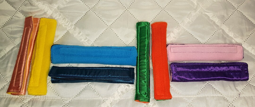 CPAP/BIPAP Cheek Pads Covers Reversible Satin Fleece 2 Straps Soft ...