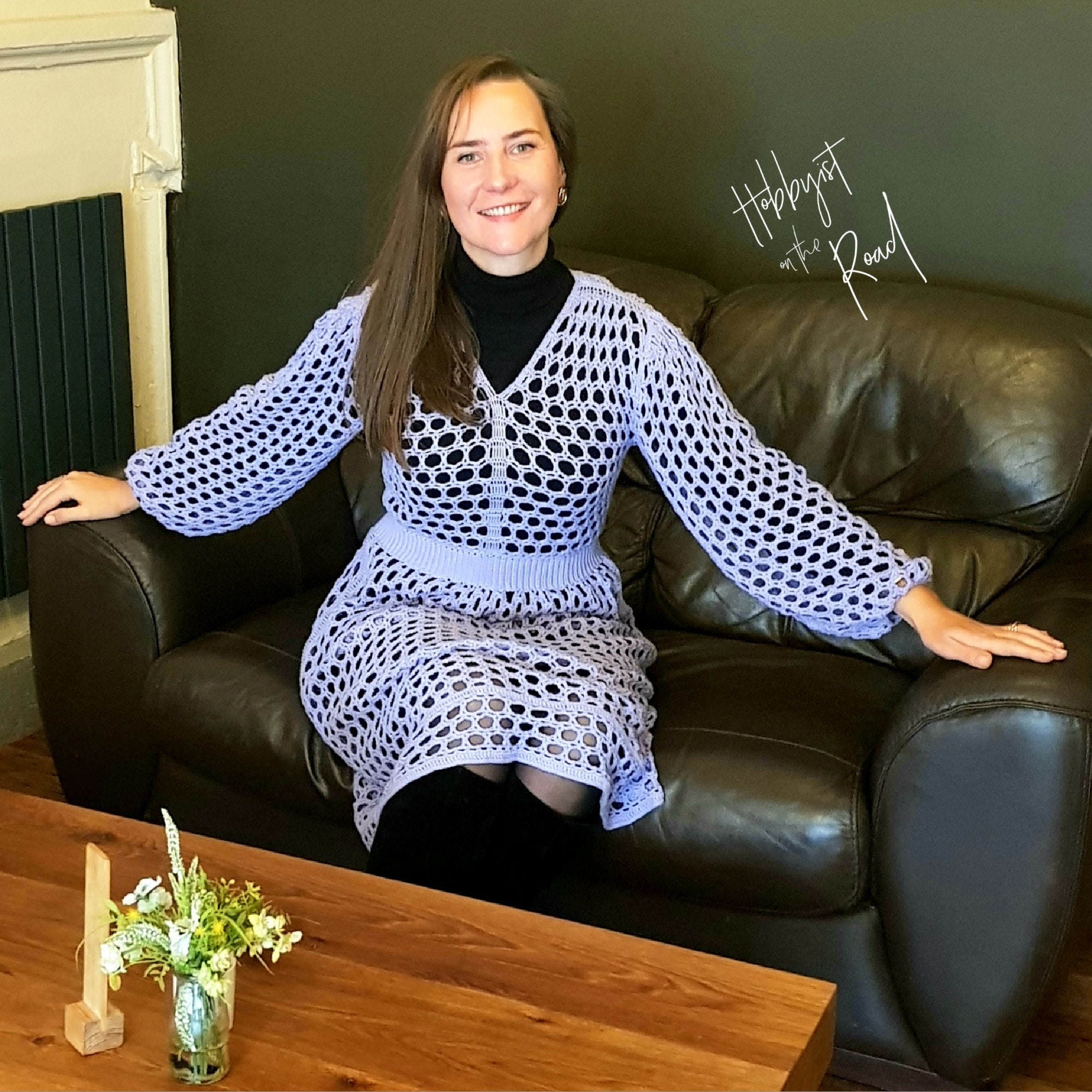 Lavender Fields Lace Dress Crochet Pattern S-2XL Sizes, Instant ...