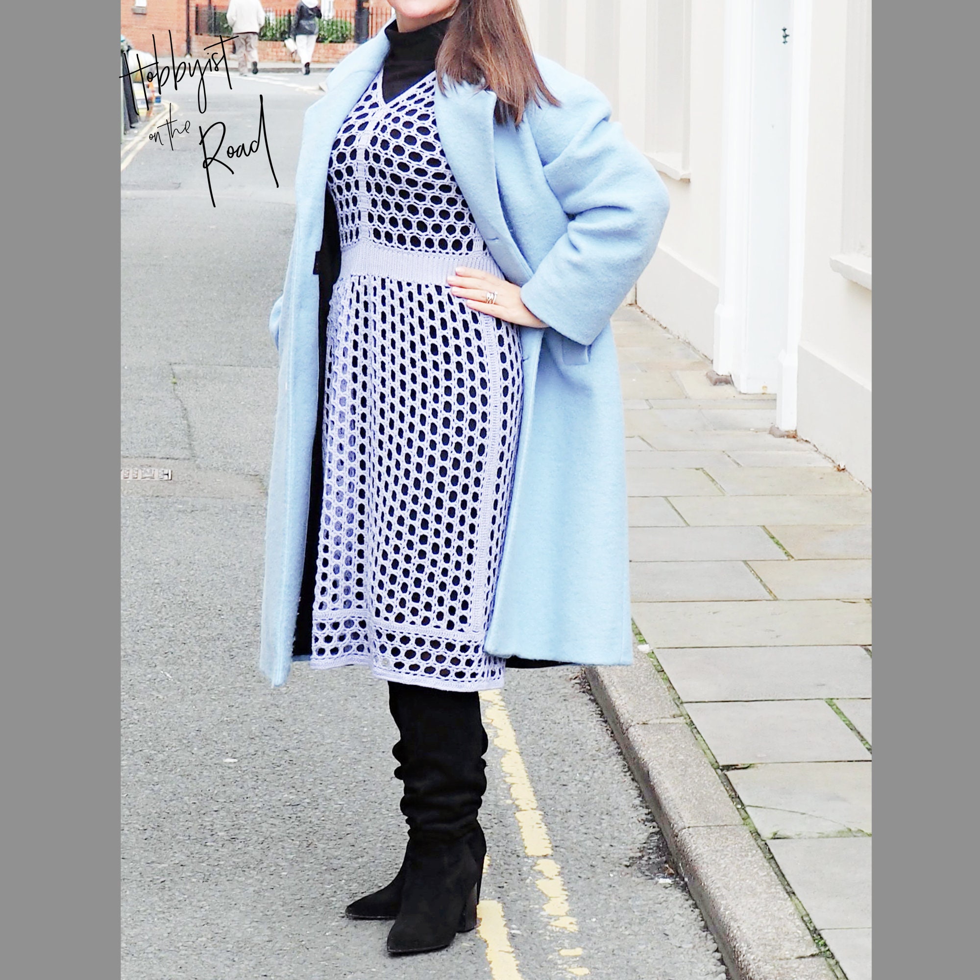 Lavender Fields Lace Dress Crochet Pattern S-2XL Sizes, Instant ...