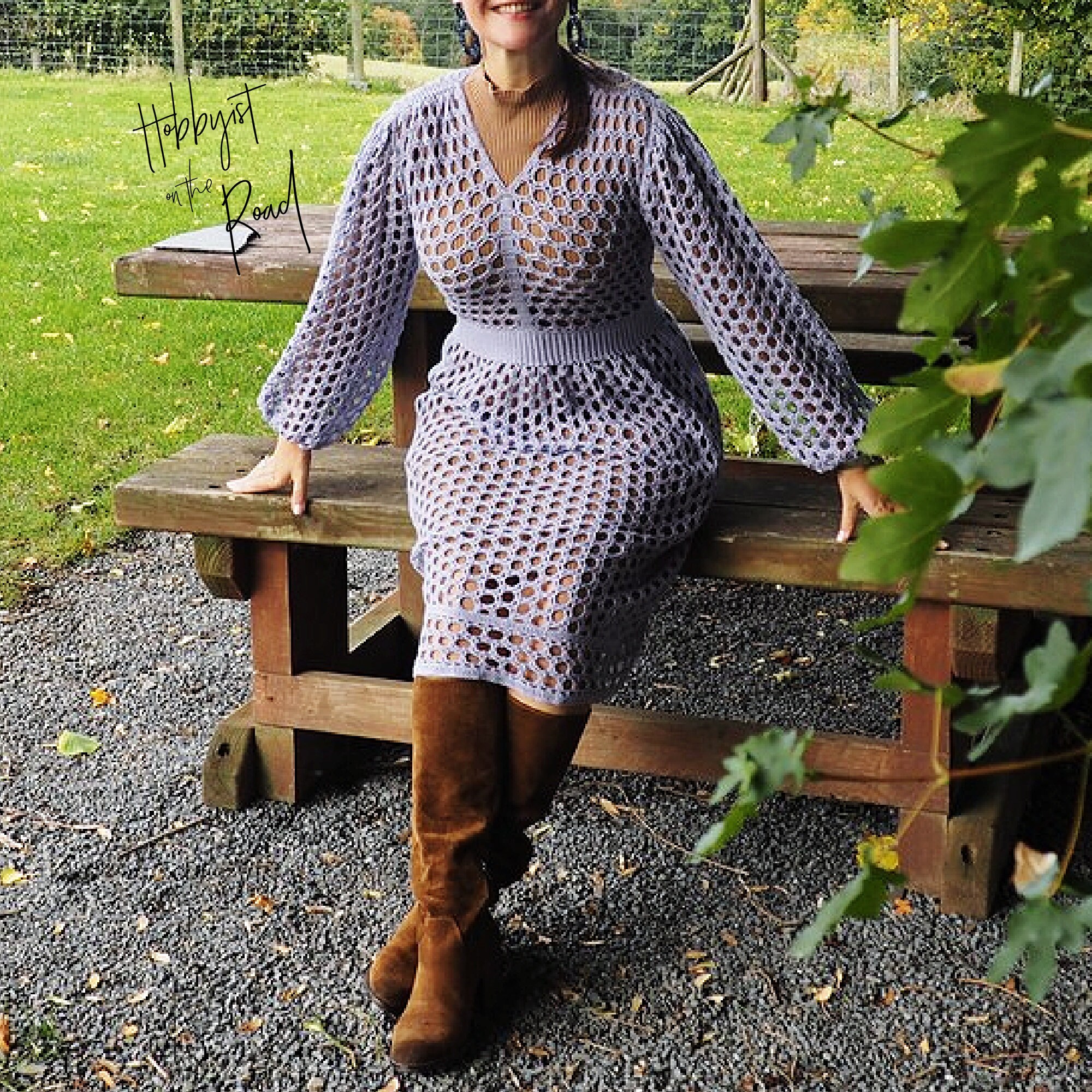 Lavender Fields Lace Dress Crochet Pattern S-2XL Sizes, Instant ...