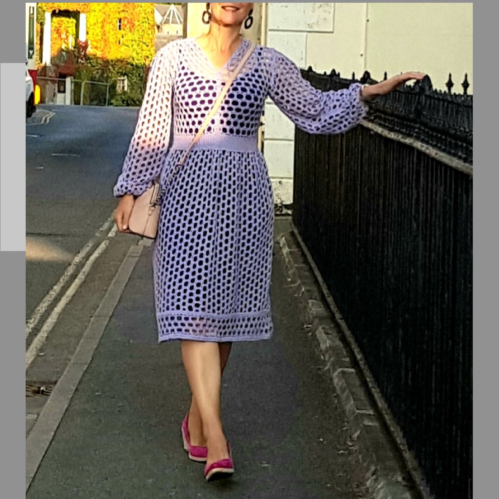 Lavender Fields Lace Dress Crochet Pattern S-2XL Sizes, Instant ...