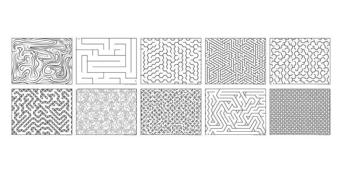 Mazes - Series 1 From Maverick Meteor. 10 Unique and Fun Printable ...