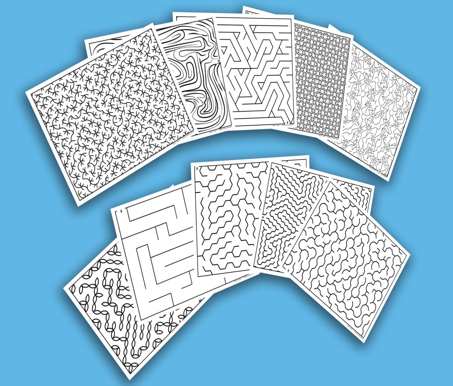 Mazes - Series 1 From Maverick Meteor. 10 Unique and Fun Printable ...