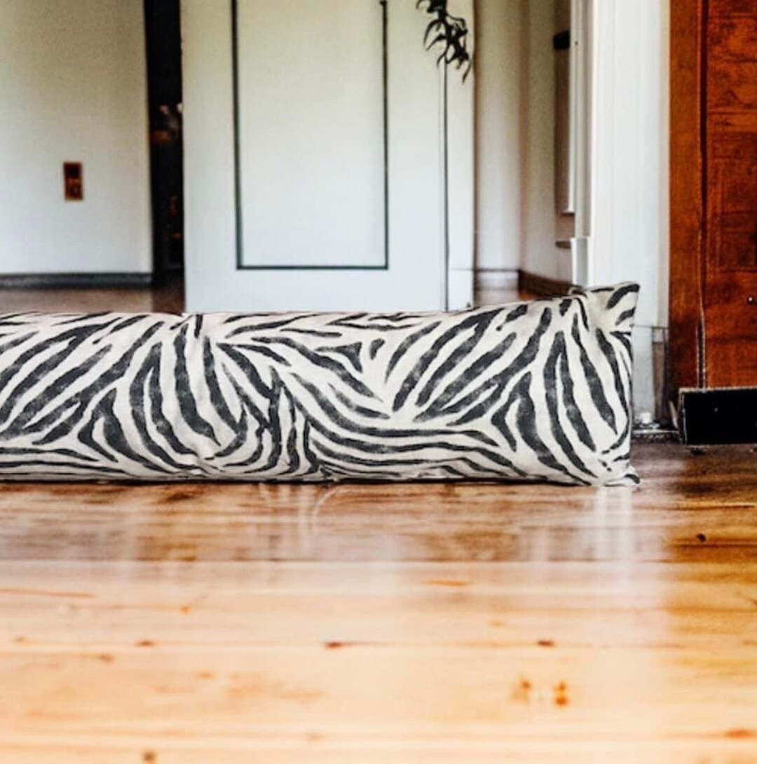 Animal Print Draught Excluder, Draft Excluder UK, Zebra Draft Excluder ...