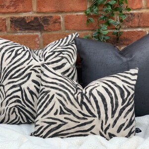 Zebra Print Cushion Animal Print Cushion Cushion Covers UK - Etsy