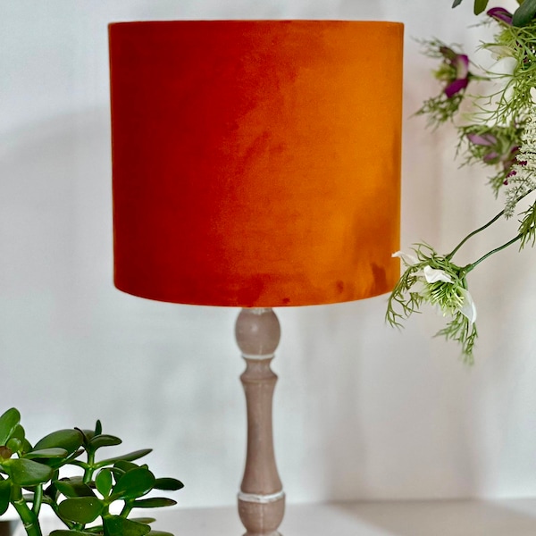 Orange Lampshade - Etsy UK