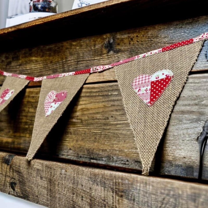 Rustic Bunting - Etsy