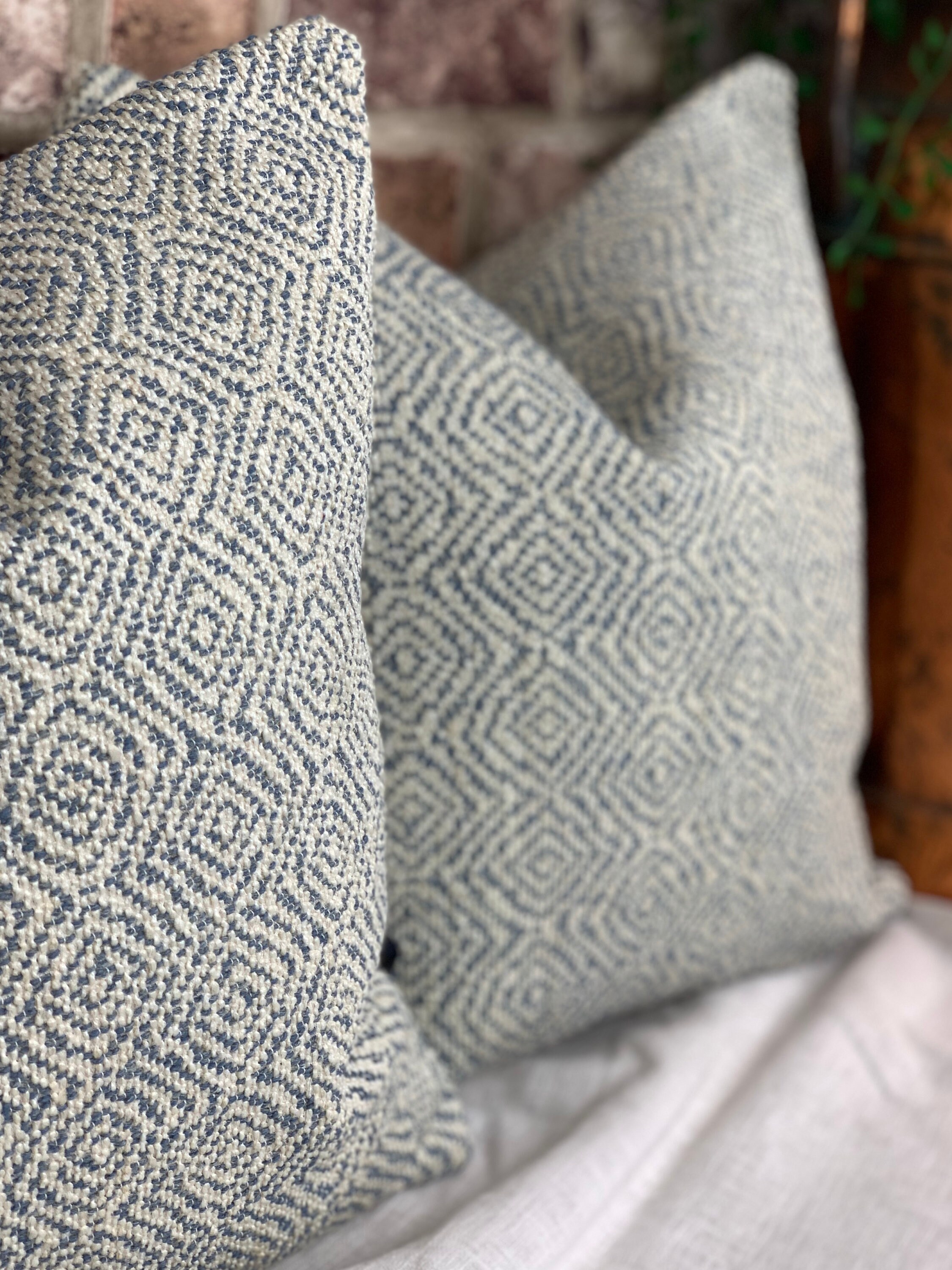 Geometric Cushion Patterned Cushion Cushion Covers UK Weave - Etsy UK