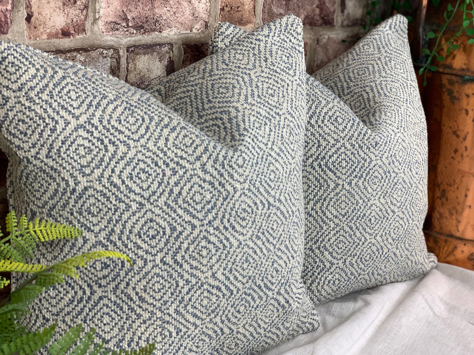 Geometric Cushion, Patterned Cushion, Cushion Covers UK, Weave Cushion ...