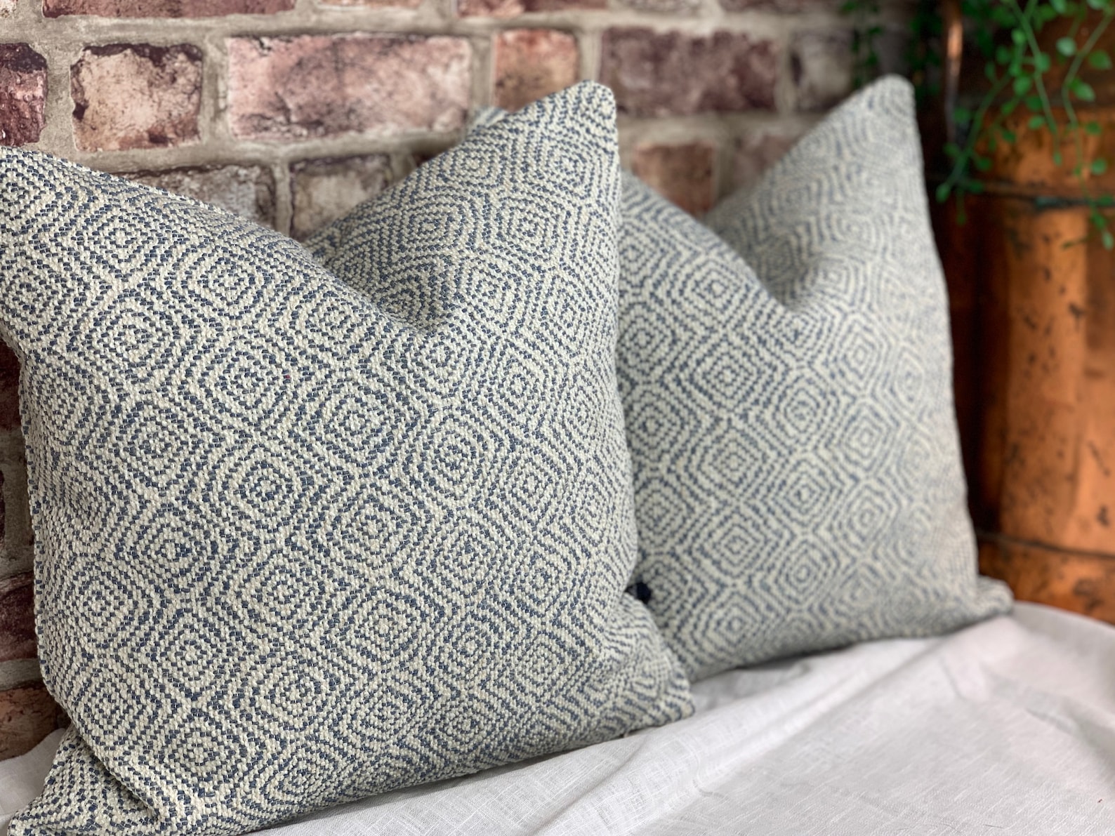 Geometric Cushion Patterned Cushion Cushion Covers UK Weave - Etsy UK