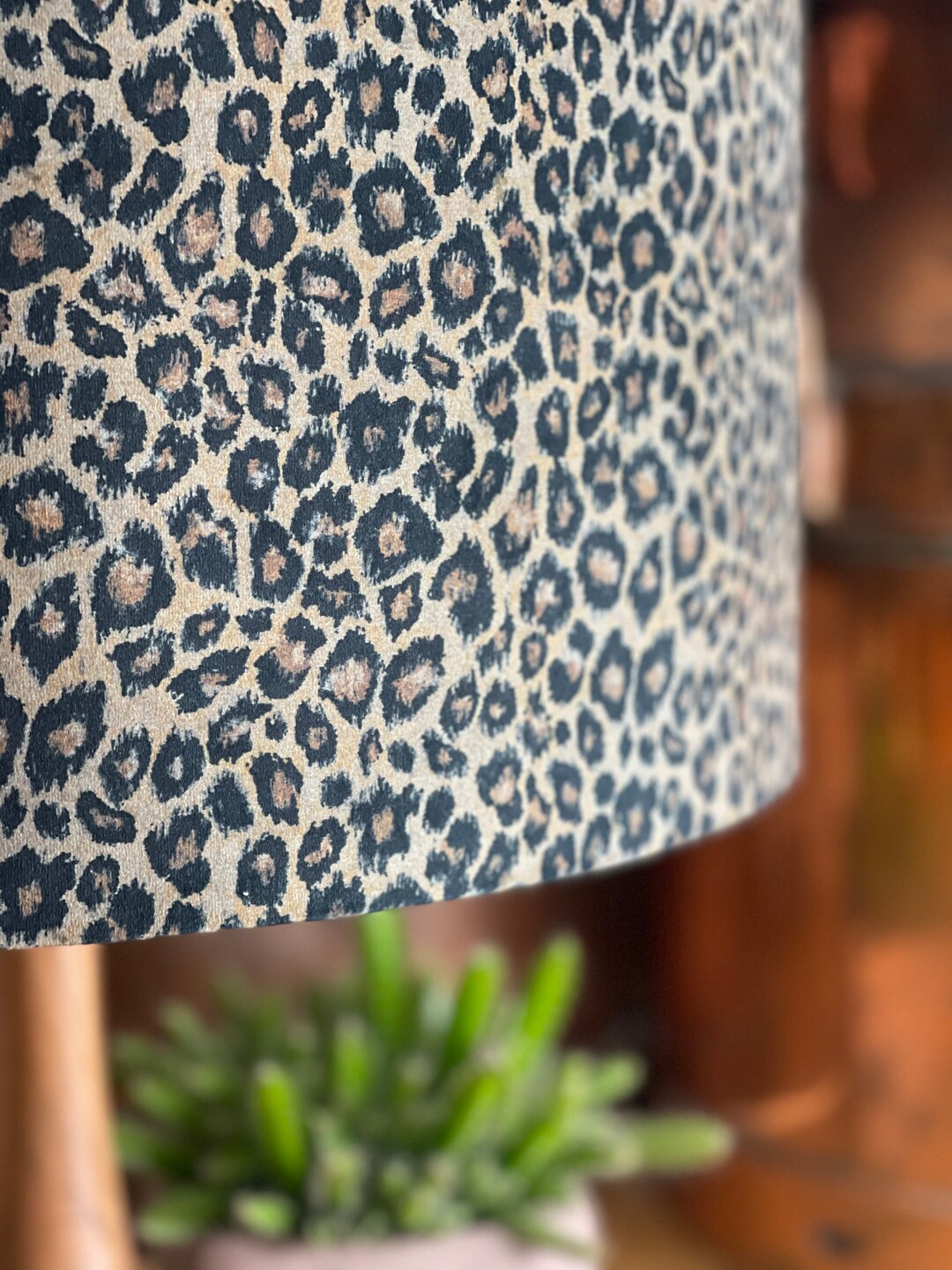 Velvet Lampshade UK, Leopard Print Lampshade, Animal Print Lampshade ...