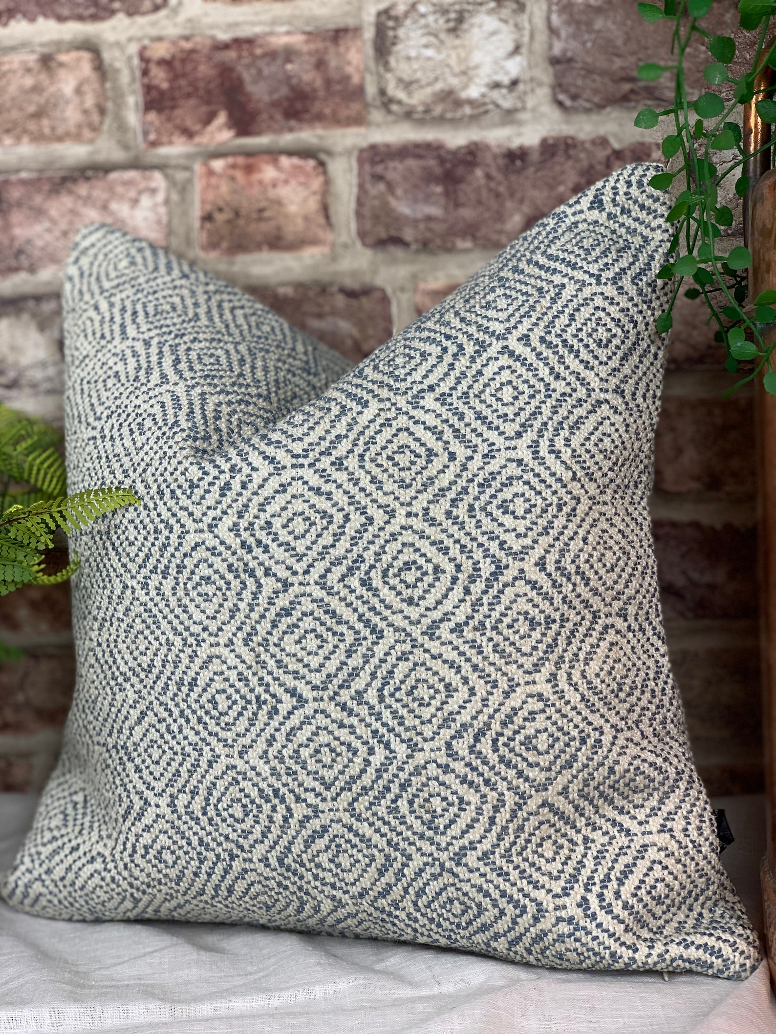 Geometric Cushion Patterned Cushion Cushion Covers UK Weave - Etsy UK