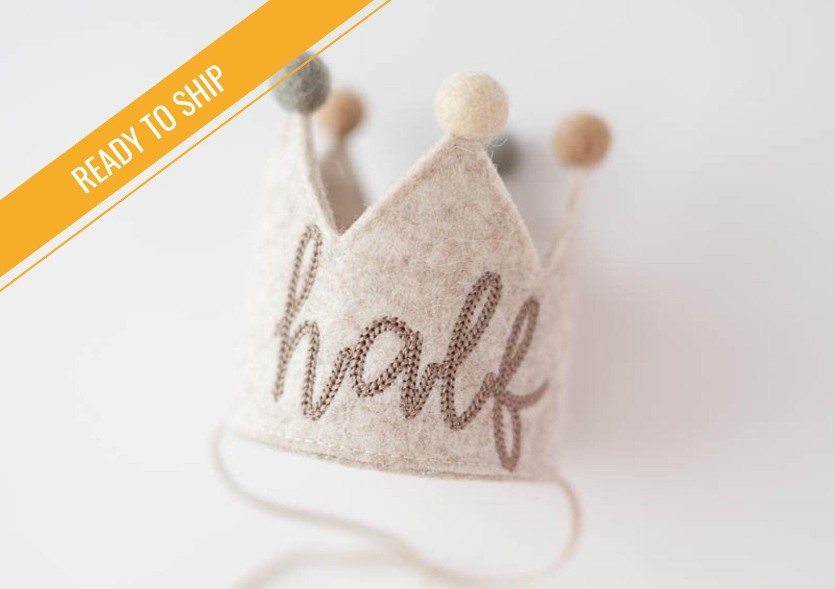 Baby Half Birthday Crown, 1/2 Birthday Crown for Baby, Half Birthday ...