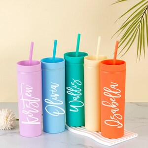 Personalized Tumbler With Straw: Bridesmaid Proposal Gift - Etsy