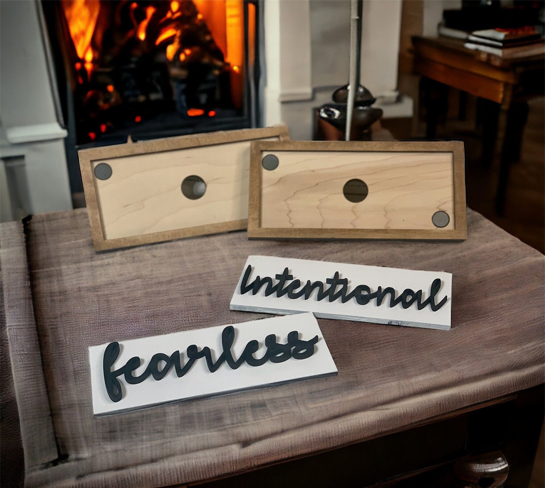 Interchangeable Word of the Year Sign/ Shelf Sitter - Etsy